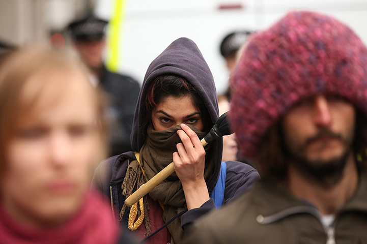 Police raid anti-G8 protests in London – in pictures