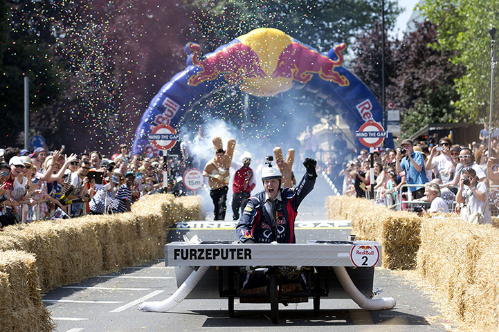 Red Bull Soapbox race in London – in pictures