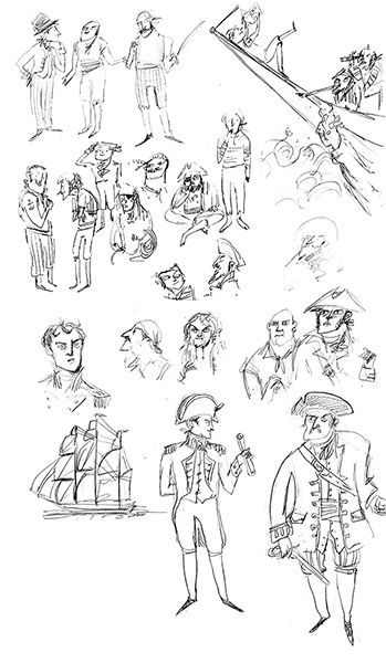 Kate Beaton: a look inside the cartoonist's sketchbook…