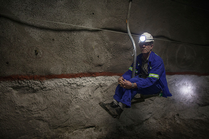 Marikana miners toil long and hard, 1,000 metres…