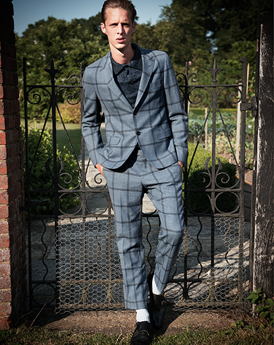 Men's check suits – in pictures