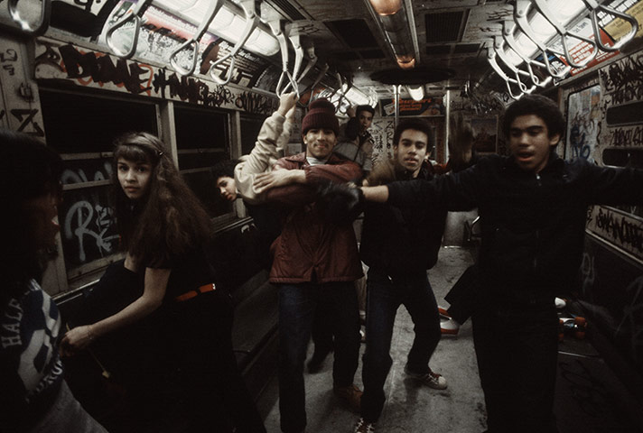The New York subway photographs of Christopher Morris