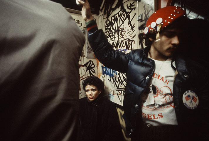 The New York subway photographs of Christopher Morris