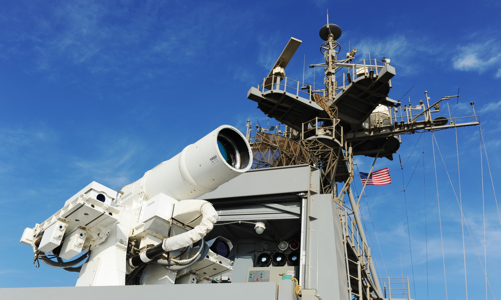 US Navy Shows Off Ship based Laser Weapon In Persian Gulf US News 
