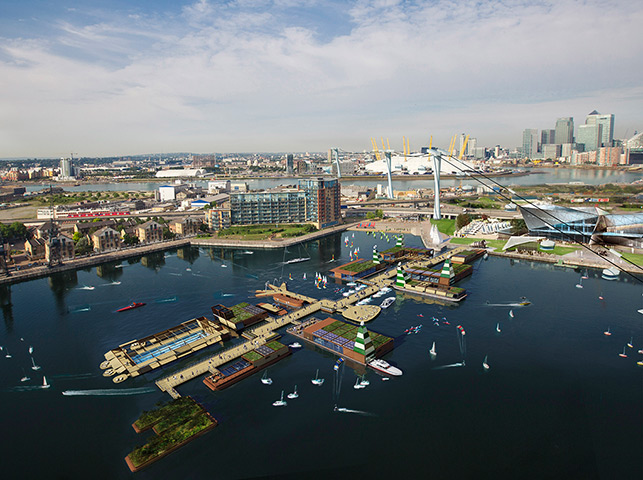 Floating cities – in pictures