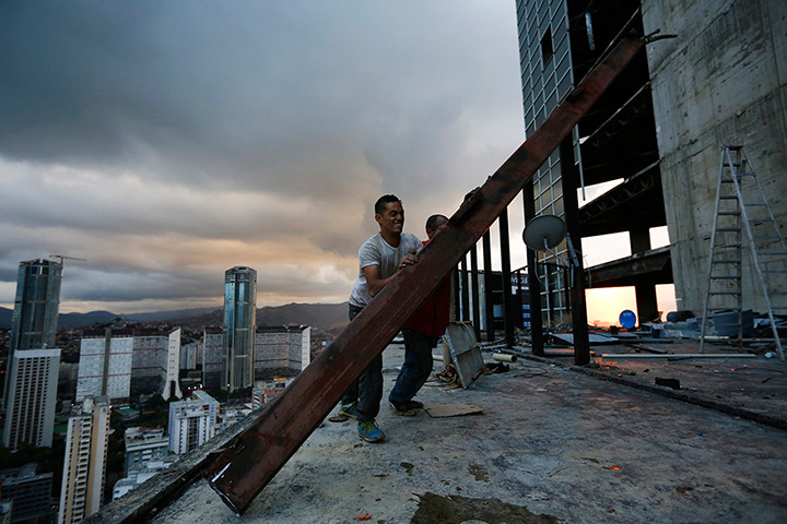 The Tower of David in Caracas, Venezuela - in pictures