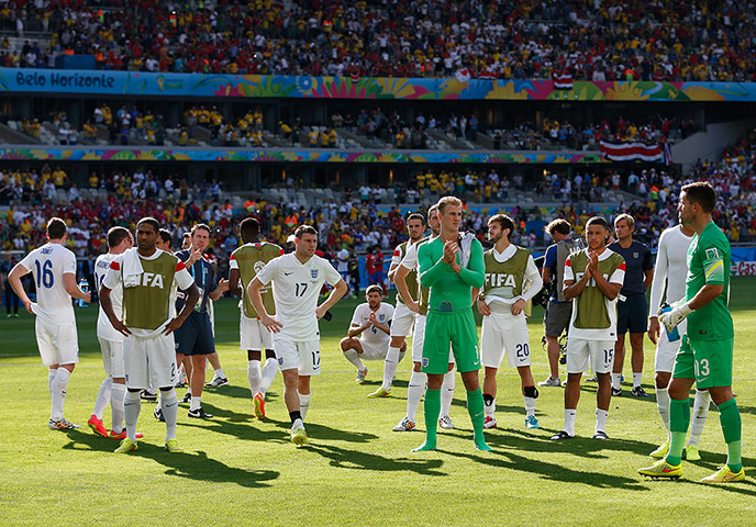 World Cup 2014: Costa Rica v England – in pictures