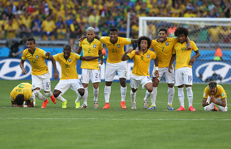 World Cup 2014: Brazil v Chile – in pictures