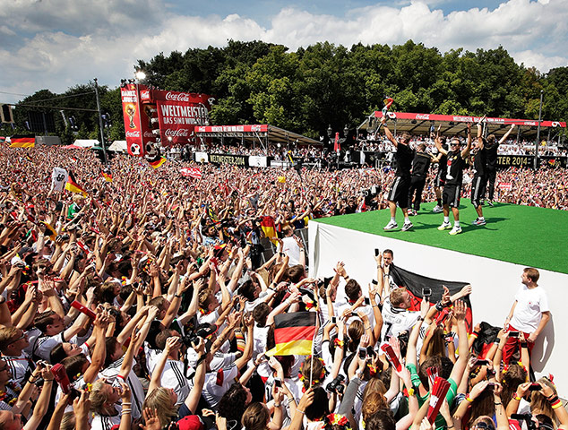 World Cup 2014: Germany's victory parade in Berlin