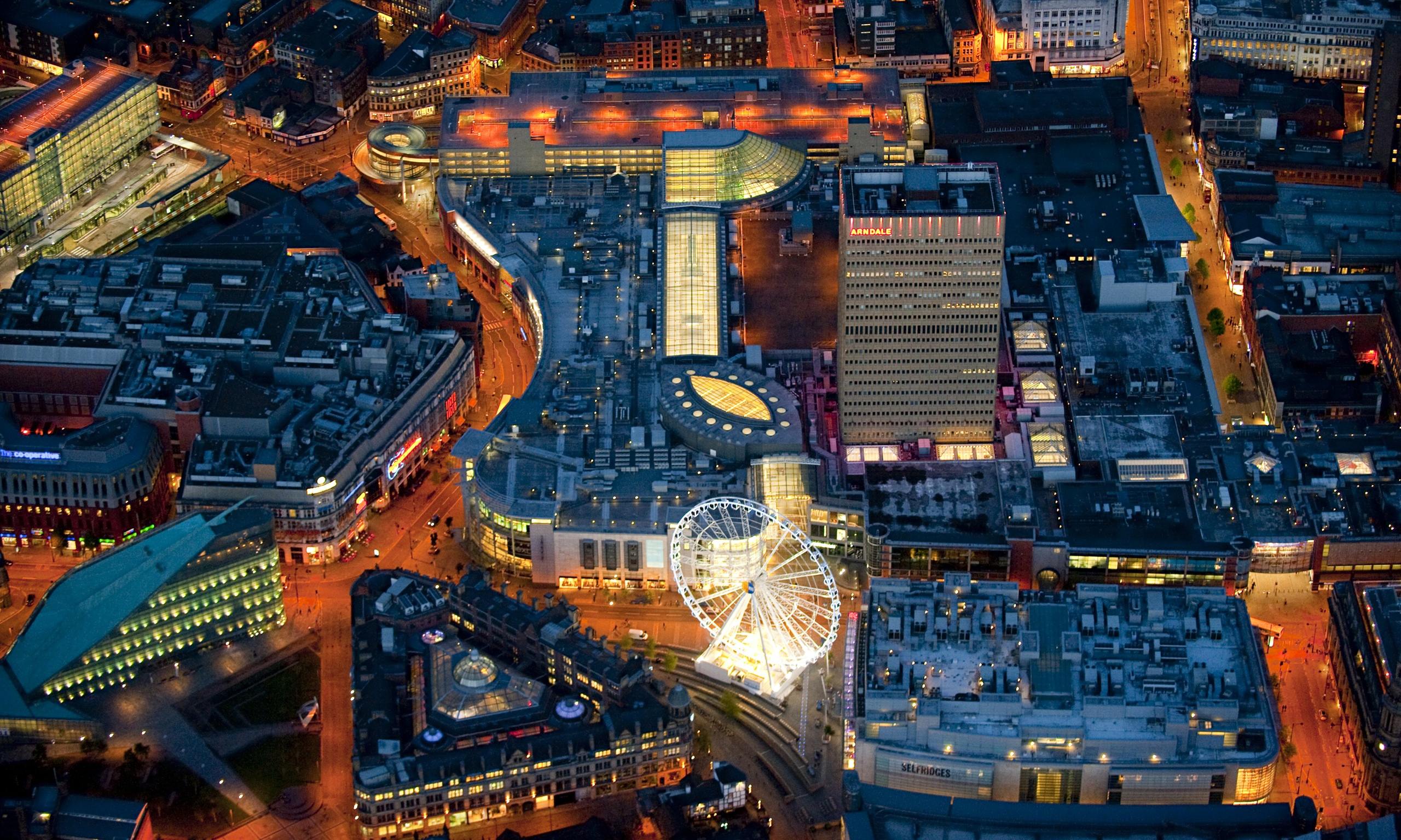 Manchester City At Night England