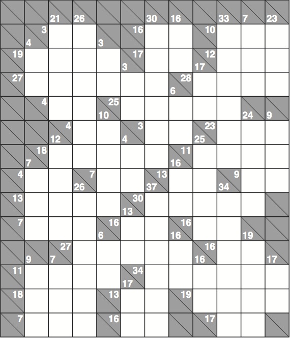 Kakuro 1434 hard | Life and style | The Guardian