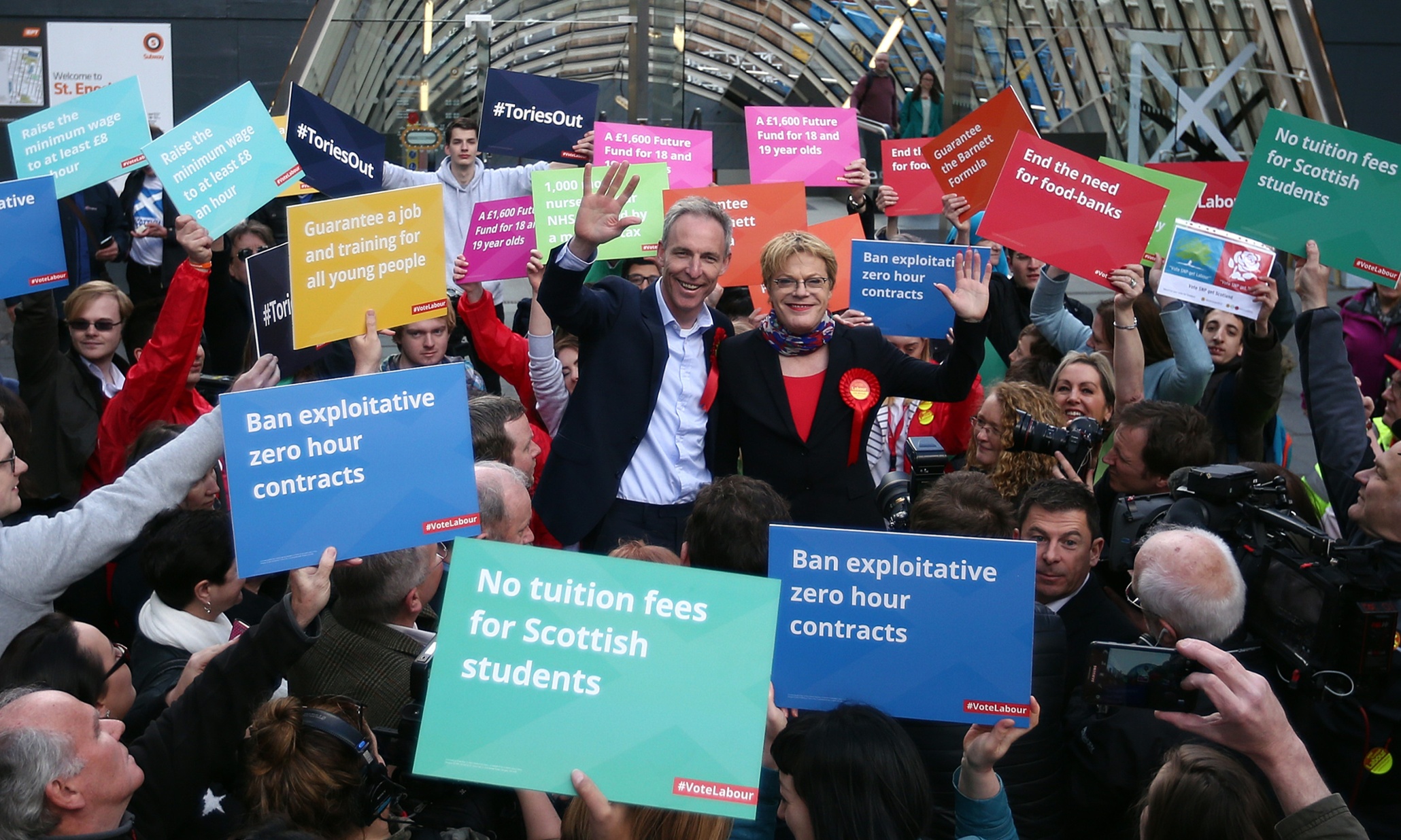 SNP suspends two party members over protests at Scottish Labour rally ...