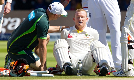 Australia’s Chris Rogers forced to retire at Lord’s…