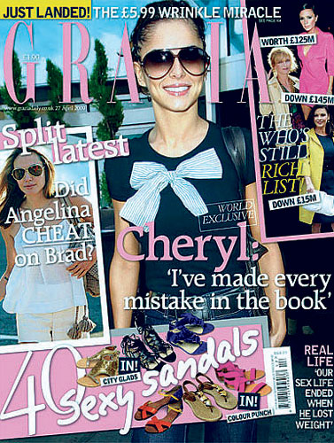 The Jen-Brad-Angelina love triangle in magazine covers