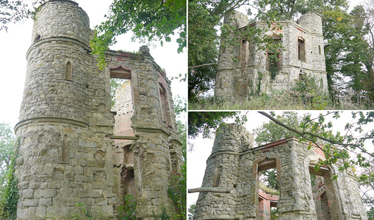 Raise the portcullis and lower the drawbridge