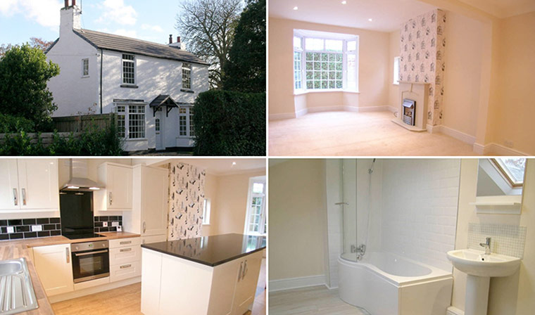 Old and new homes - in pictures