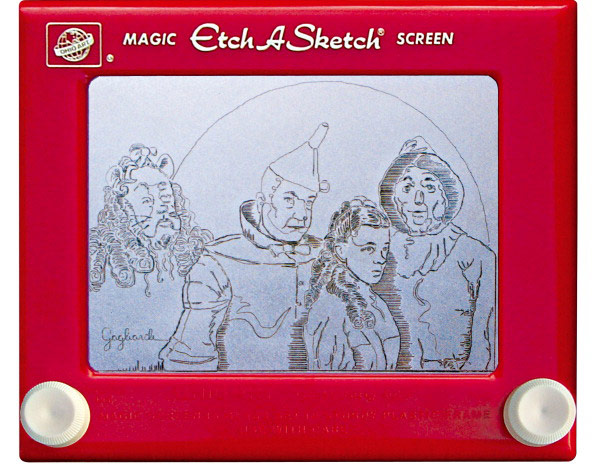 Etch A Sketch art – in pictures