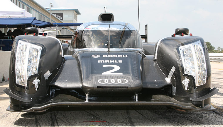 Audi's new R18 coupe test session at Sebring - in…