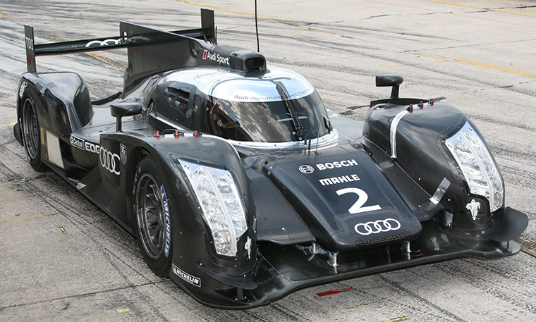 Audi's new R18 coupe test session at Sebring - in…