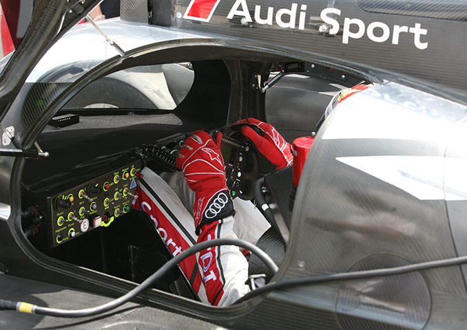 Audi's new R18 coupe test session at Sebring - in…