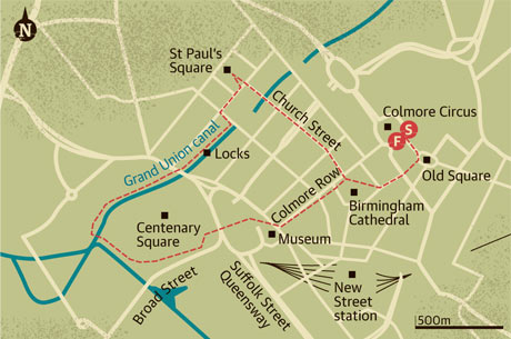 Street Map Of Birmingham
